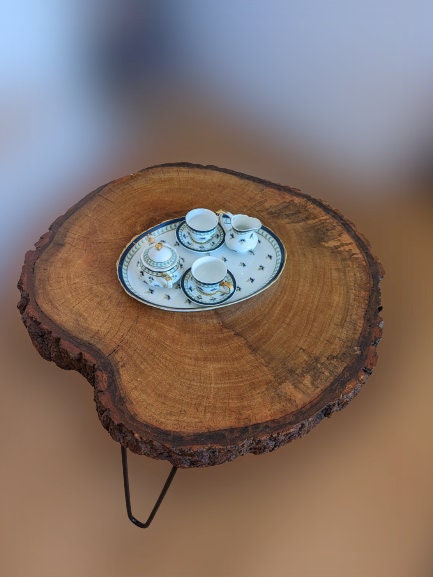 Tree Slice Coffee Table, Live Edge Table, , Wood Coffee Table, Live ...