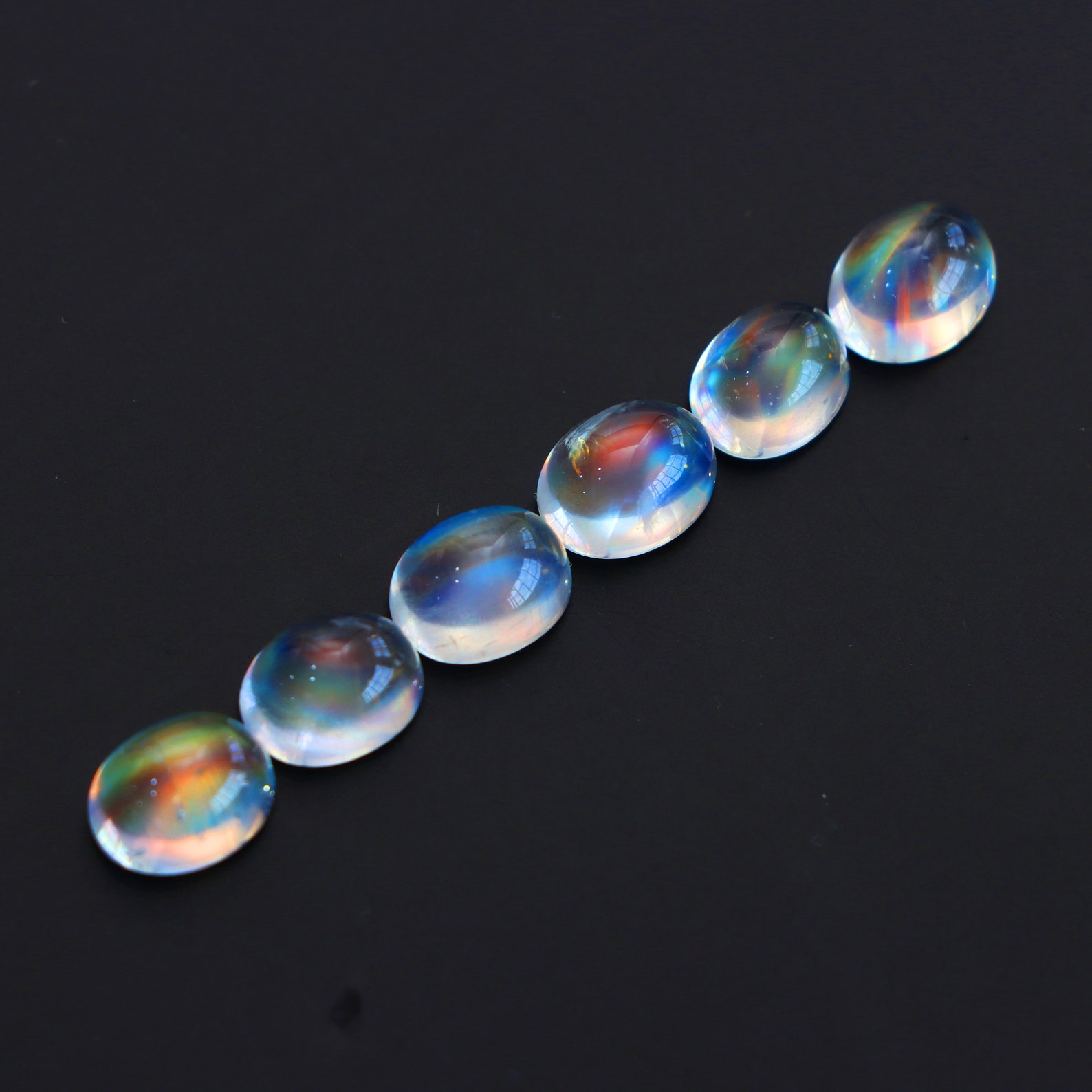 Oval Moonstone AAA Quality Moonstone 8x10mm Moonstone | Etsy