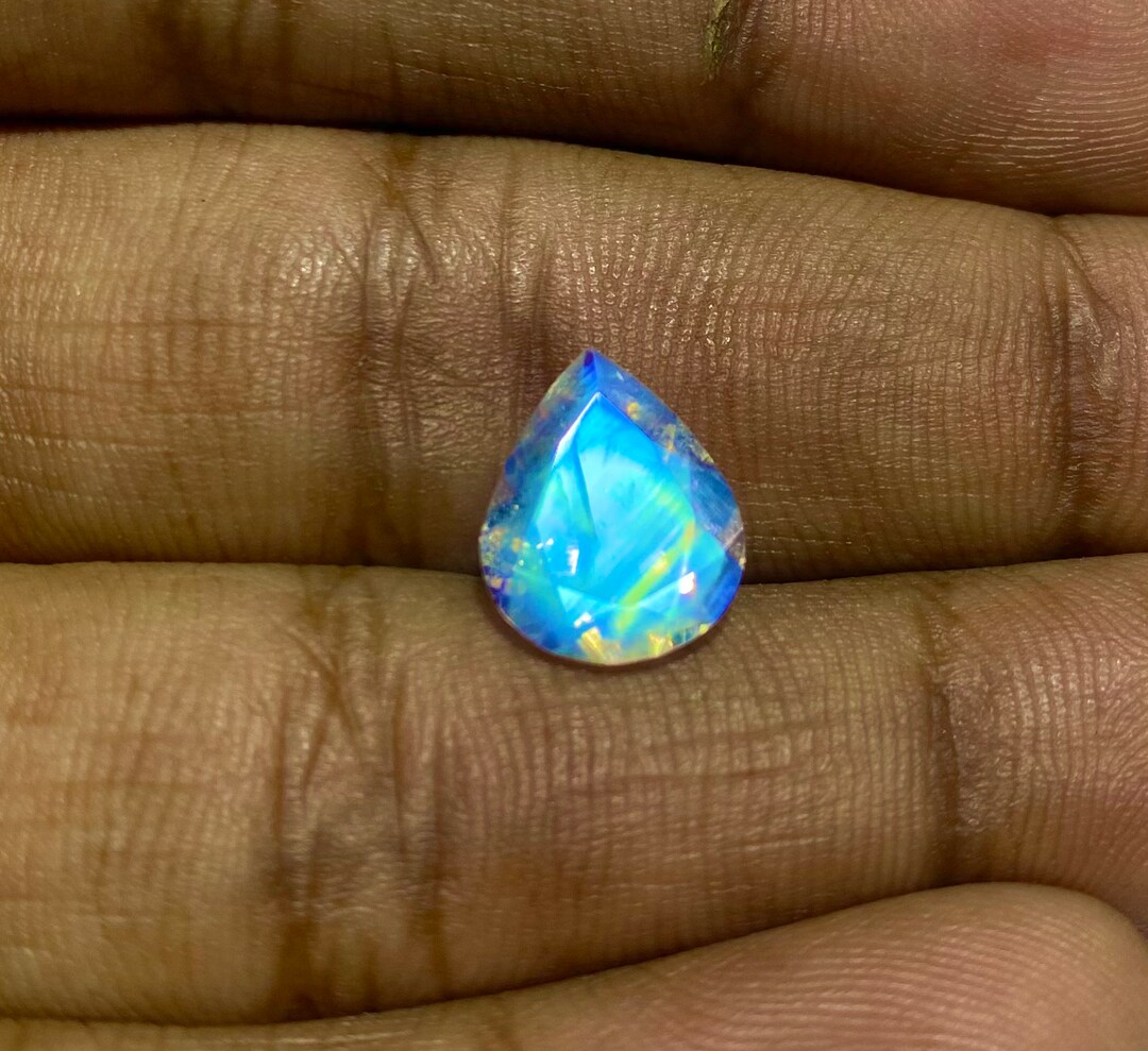 Moonstone Pear | AAAA++ Quality Blue Moonstone | 10x12mm Blue Moonstone ...