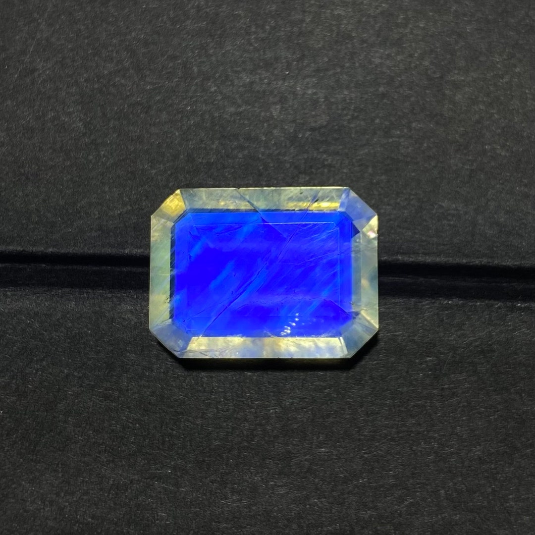 15x20mm Moonstone Octagon | AAA+ Quality Blue Moonstone | Rainbow ...