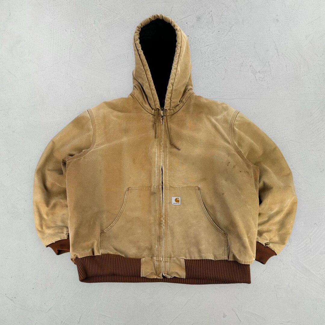 Carhartt Vintage Hamilton Brown Active Jacket - XL - Etsy