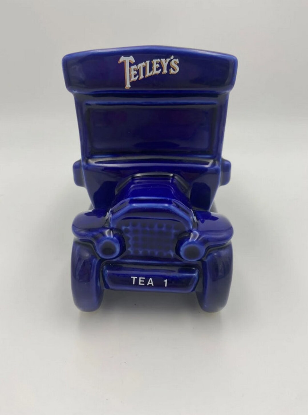 Rare Vintage Tetley's Tea Van Money Box Blue Great Condition Tetley's ...