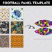 Custom Photo Football Panel Template, Canva Editable (digital Download ...