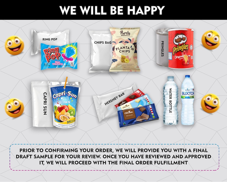 6 Custom Party Favor Bundle Custom Party Favors Custom - Etsy