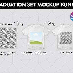 Graduation Mockup, Canva Graduation Gift Set Mockup Bundle, Graduation ...