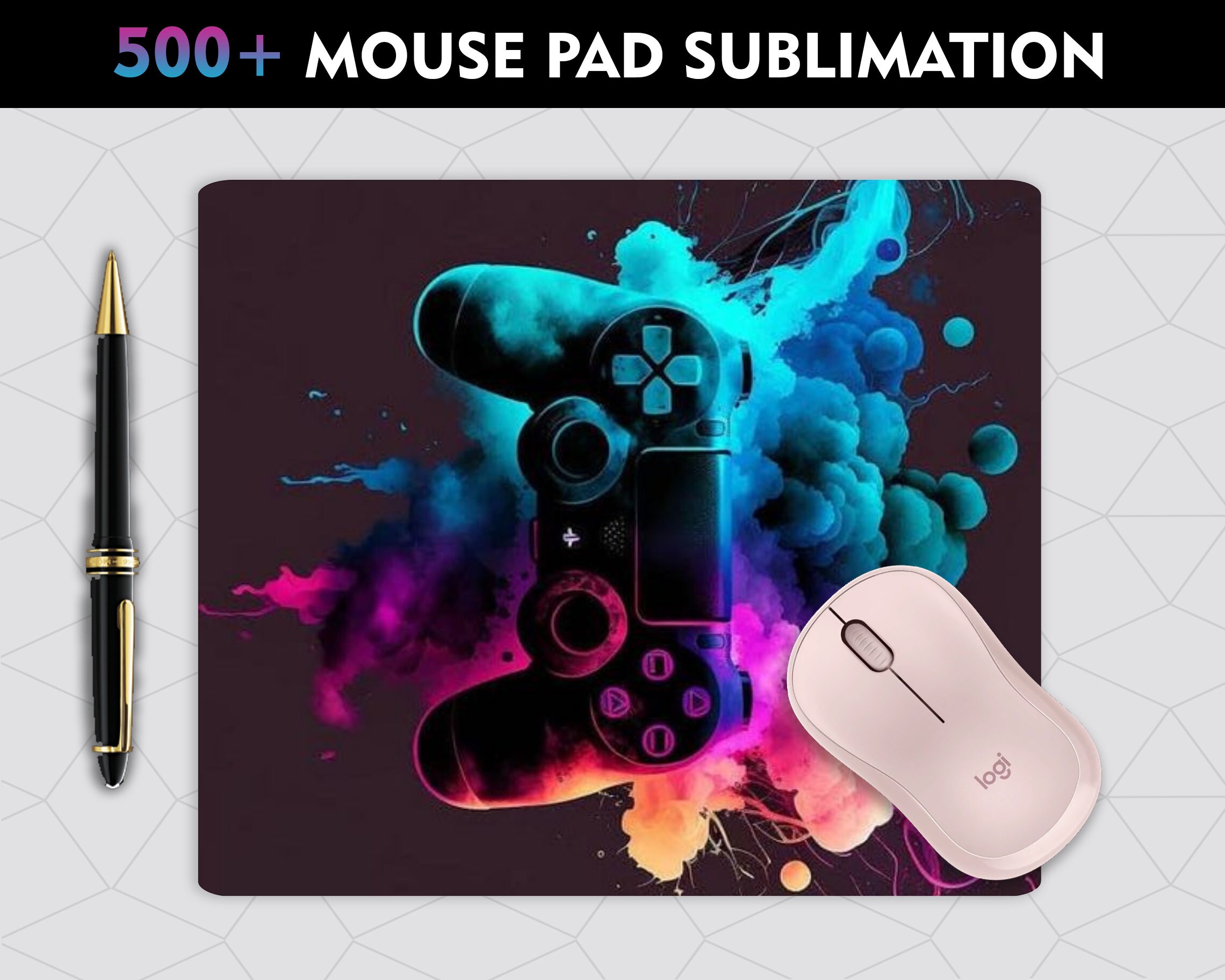500+ Mouse Pad Sublimation Designs, Mega Bundle, Computer Personalised ...