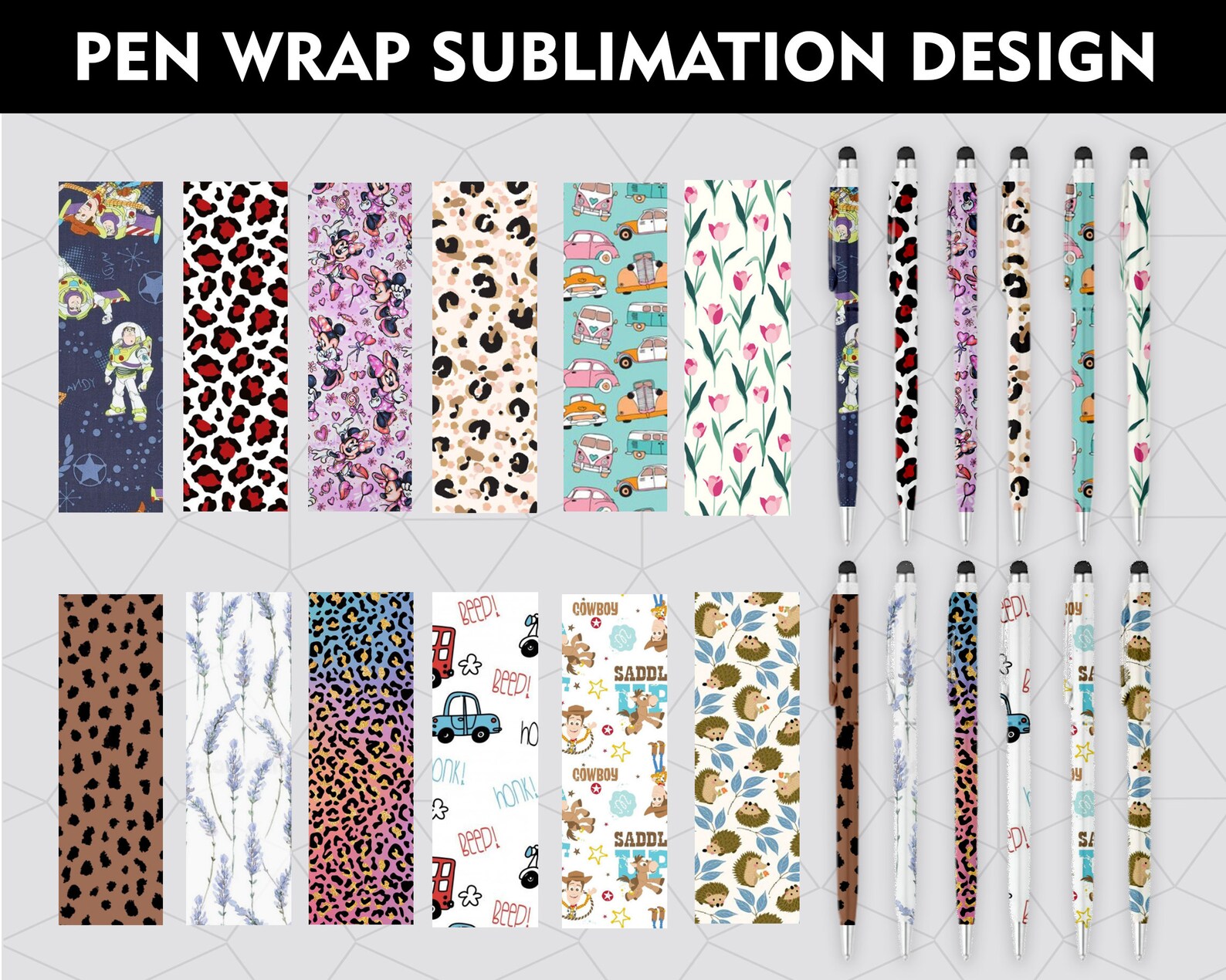 2500+ PNG Pen Wrap Bundle, Pen Wrap Sublimation Designs, Pen Waterslide ...