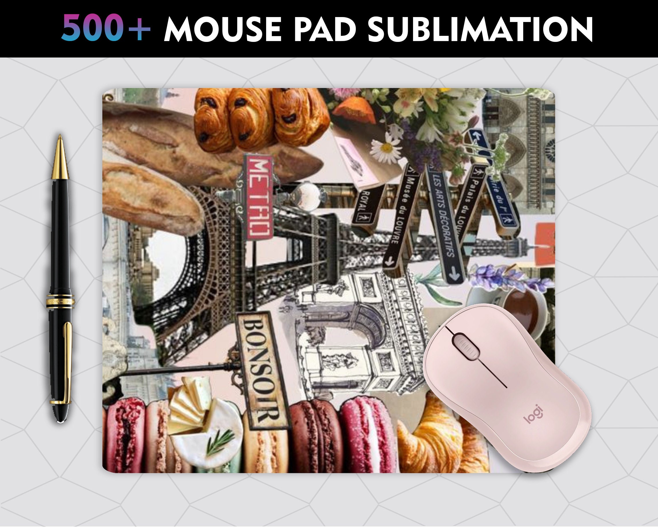 500+ Mouse Pad Sublimation Designs, Mega Bundle, Computer Personalised ...