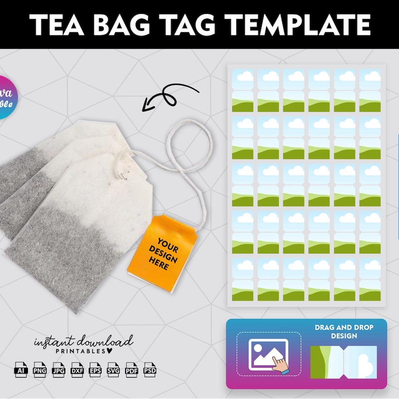 Tea Digital Art Print - Etsy