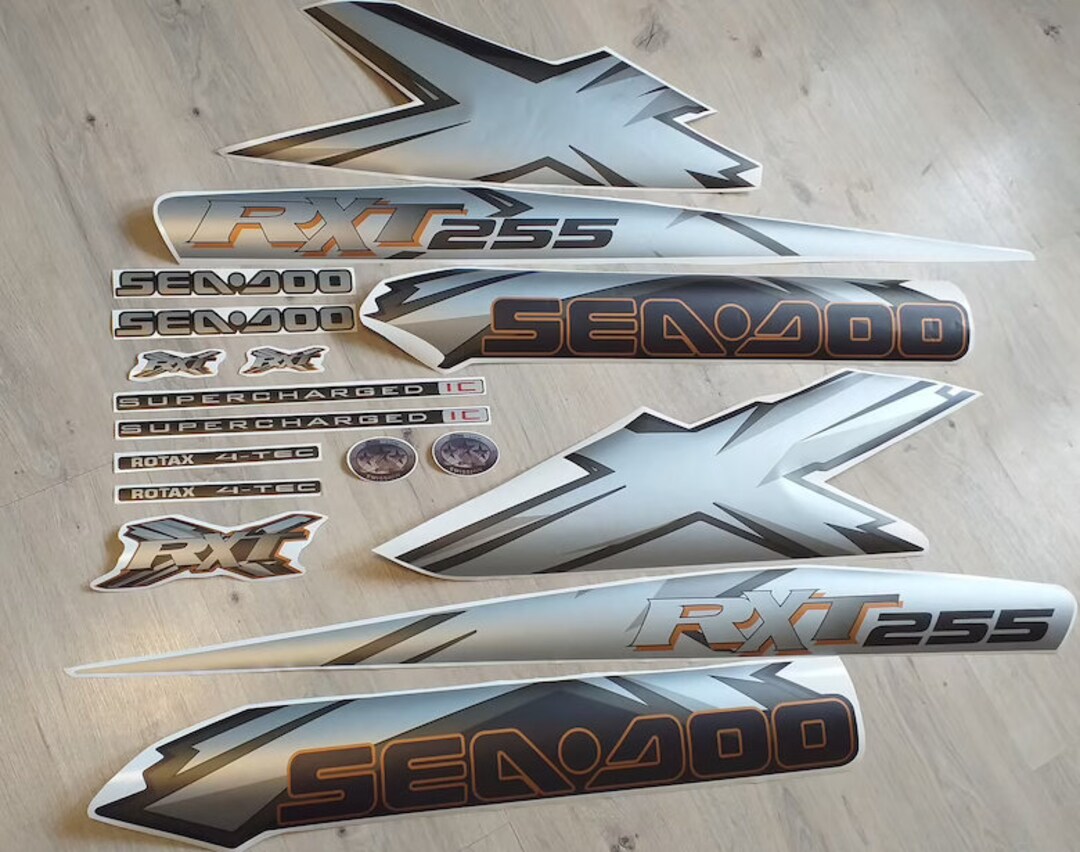 Custom Decals Kit for "sea-doo RXT-X 255" 2008-2009 - Etsy