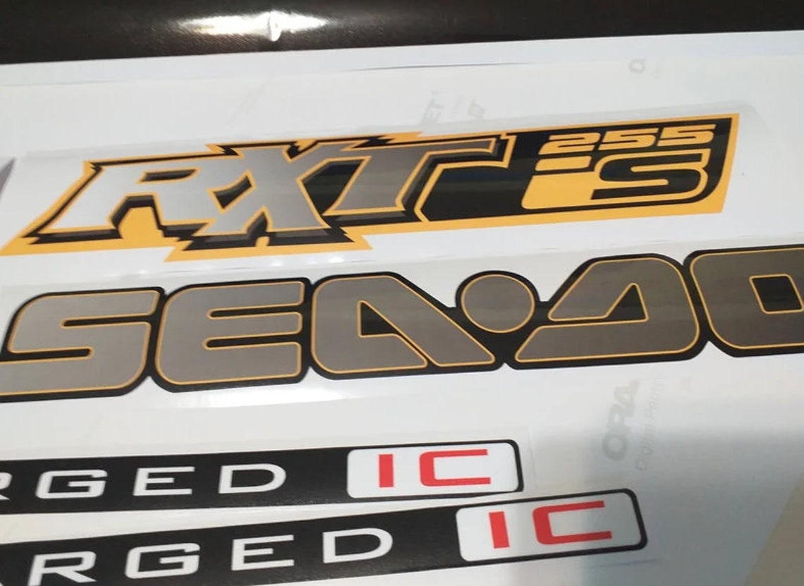 Custom Decals Kit for "sea-doo Rxt 255 Is"-model 2009 - Etsy