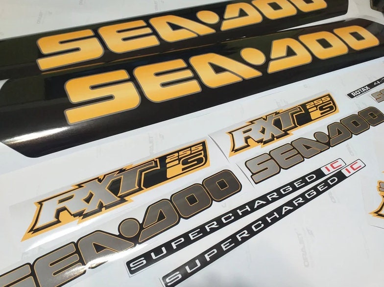Custom Decals Kit for "sea-doo Rxt 255 Is"-model 2009 - Etsy