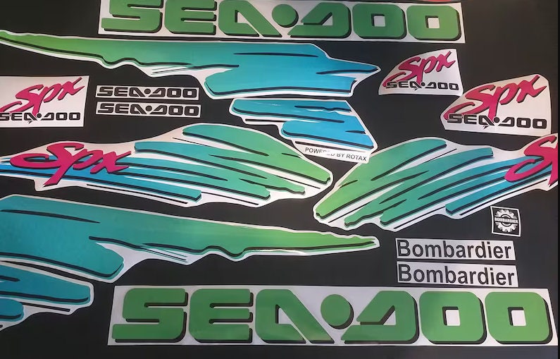Custom Decals Kit for "sea-doo SPX Bombardier"-model 1994 - Etsy
