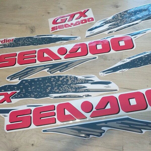 Sea Doo Decals Kit - Etsy