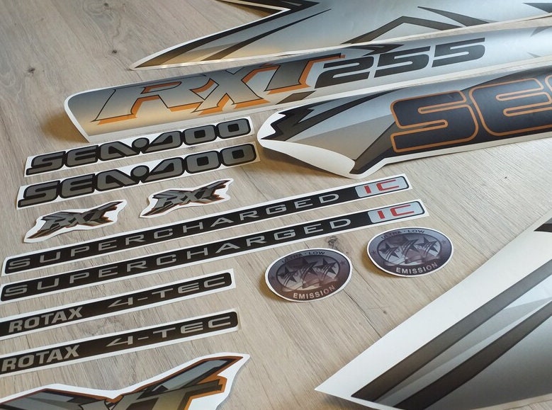 Custom Decals Kit for "sea-doo RXT-X 255" 2008-2009 - Etsy