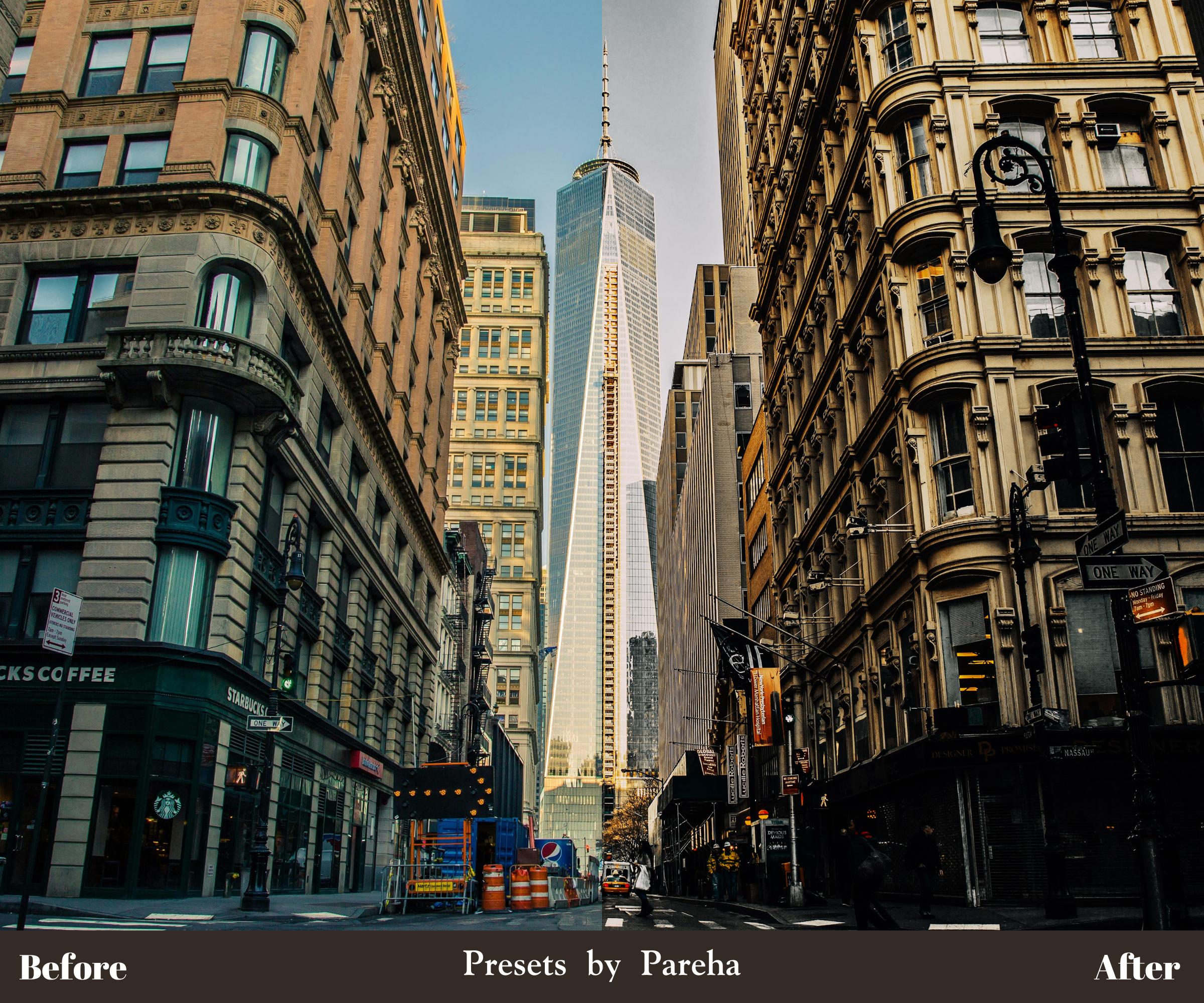 20 Black Urban Lightroom Presets, Cinematic City Photography Filters ...