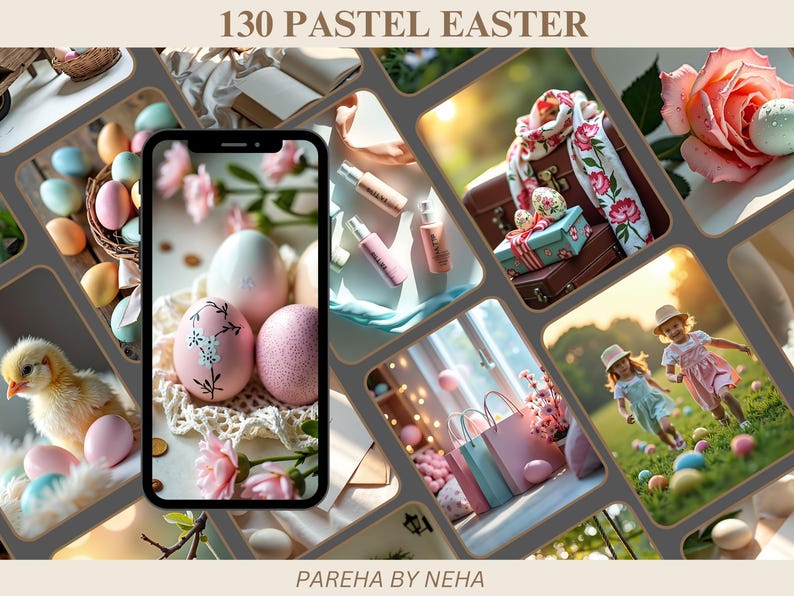 Pastel Easter Stock Photos | Aesthetic Spring Image | Holiday Flatlays ...