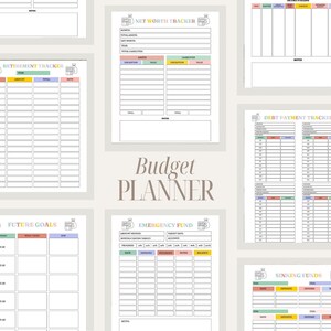 Ultimate Budget Tracker Planner Printable Kit Financial Tracker, Zero ...