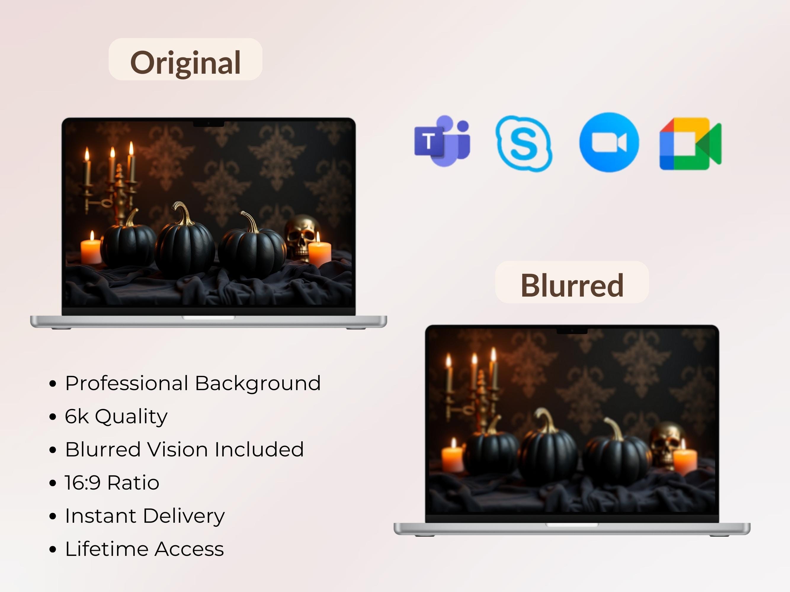 40 Velvet Gothic Zoom Background | Dark Elegant Virtual Backdrop for ...