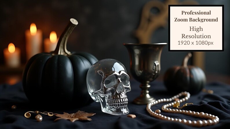 40 Velvet Gothic Zoom Background | Dark Elegant Virtual Backdrop for ...