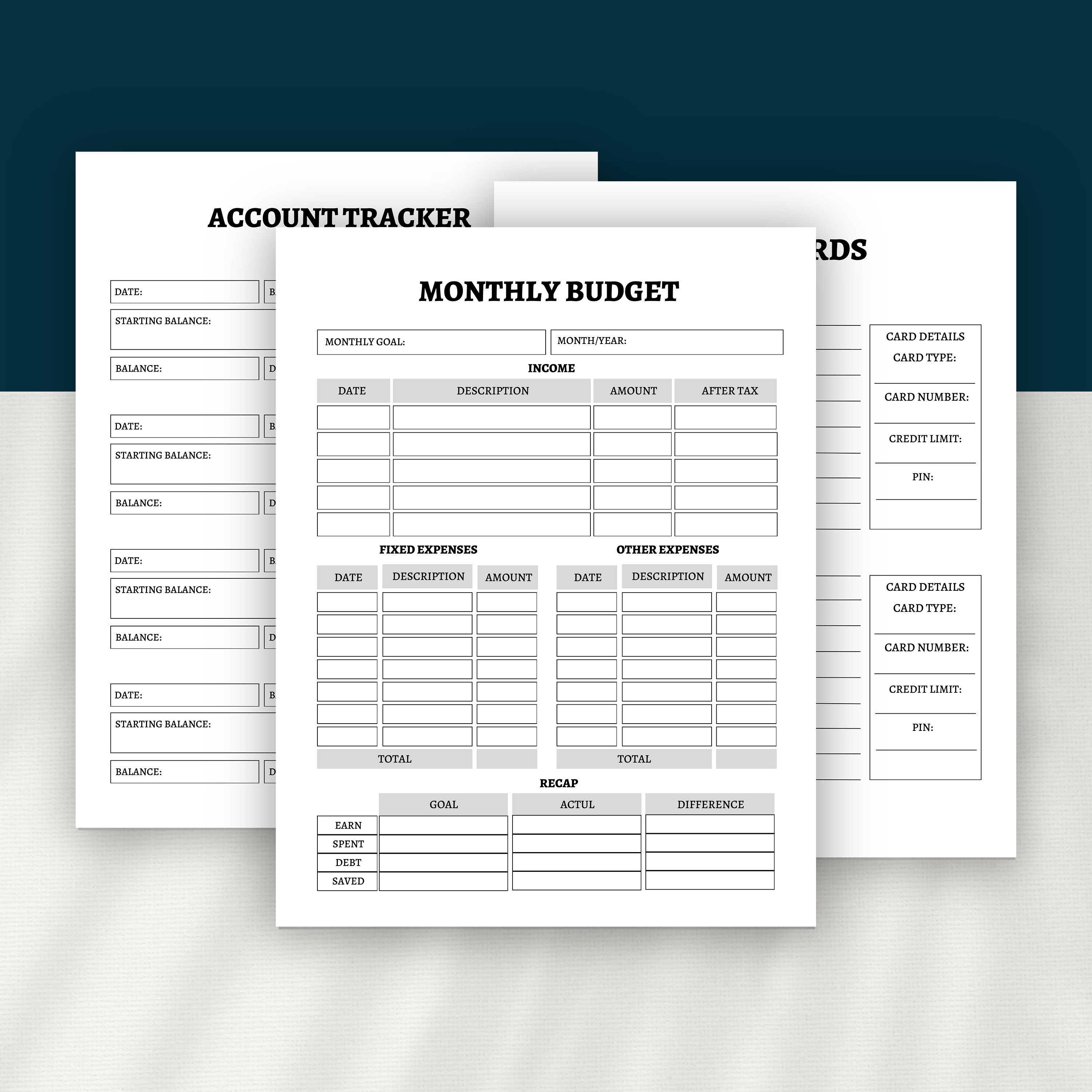 Finance Planner, Budget Tracker, Finance Planner, Financial Savings ...