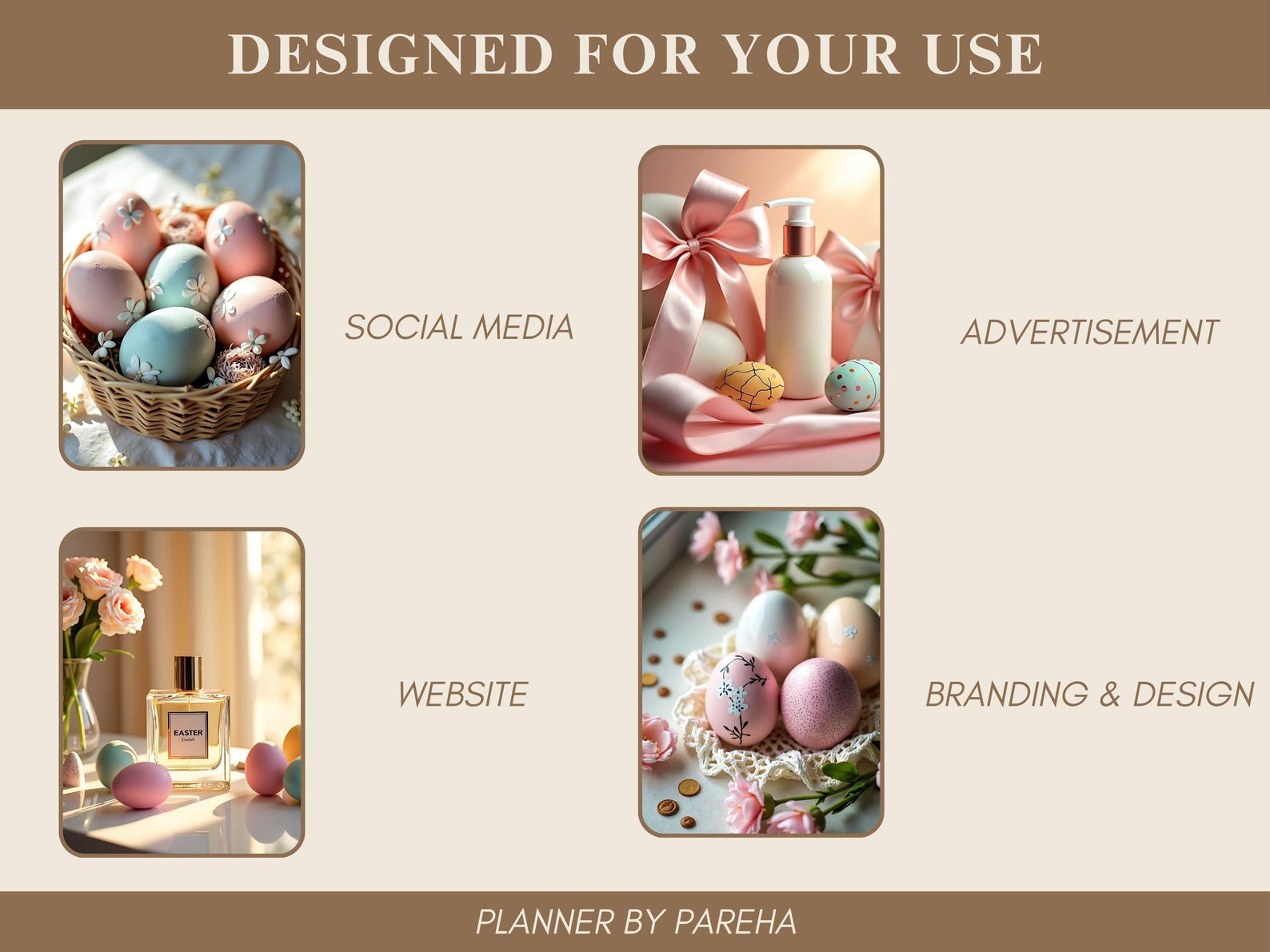 Pastel Easter Stock Photos | Aesthetic Spring Image | Holiday Flatlays ...