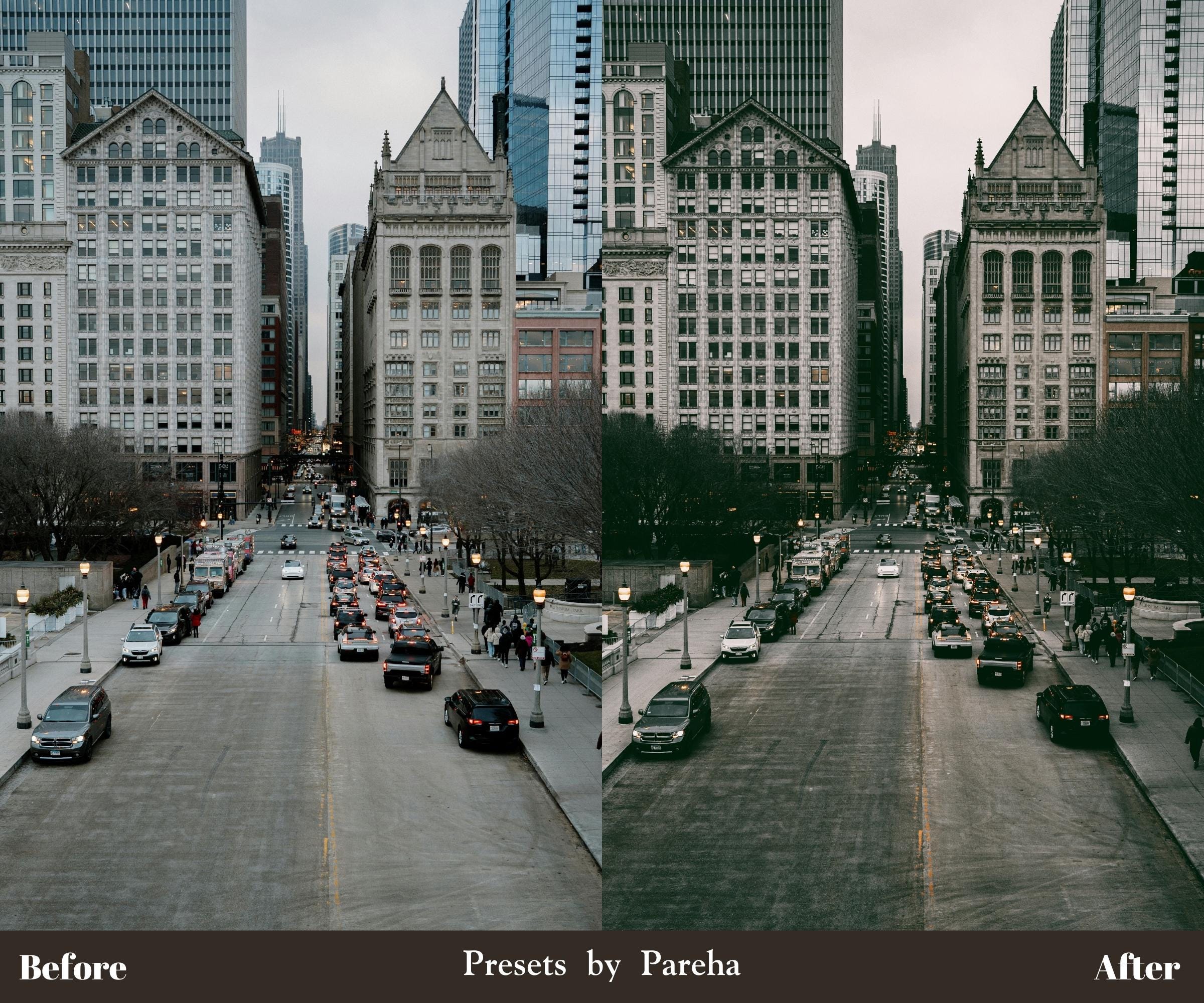 20 Black Urban Lightroom Presets, Cinematic City Photography Filters ...