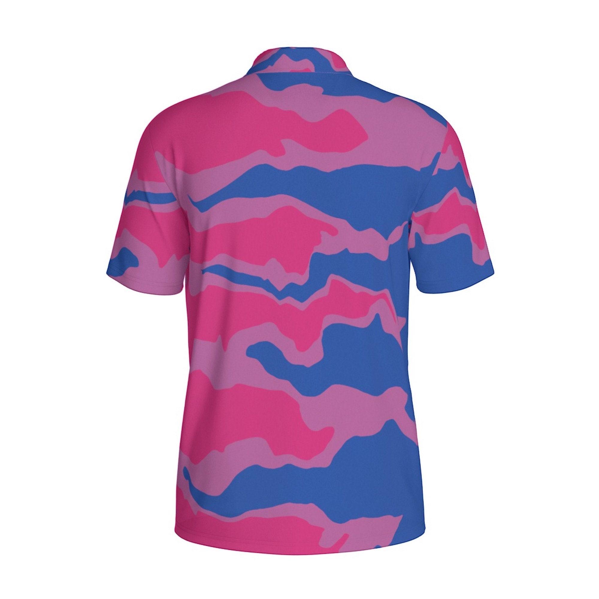 Bisexual Pride Polo Shirt | Design in Colors of Bisexual Pride Flag ...