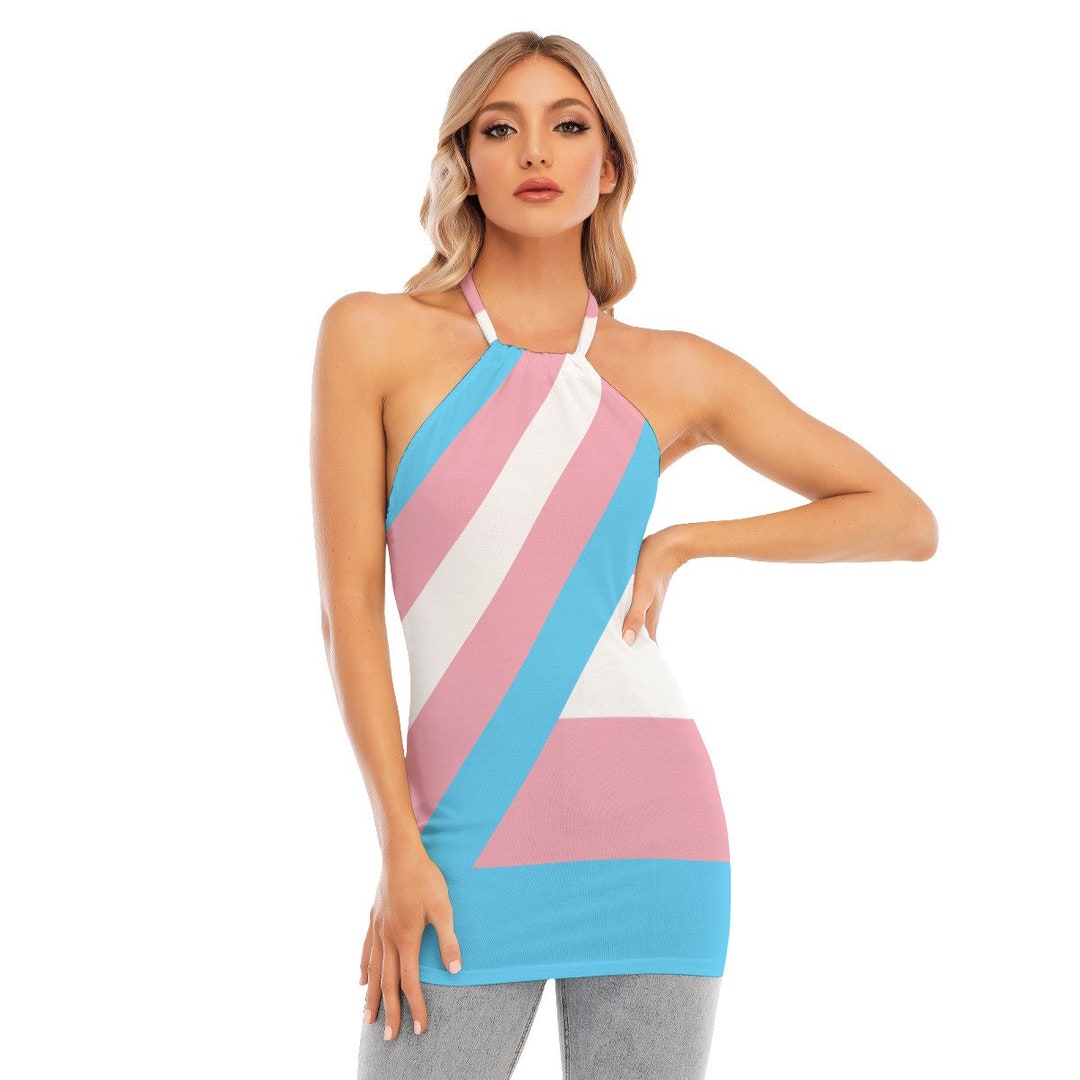 Transgender Pride Halter Cami Dress Sizes to 4XL Colors of - Etsy