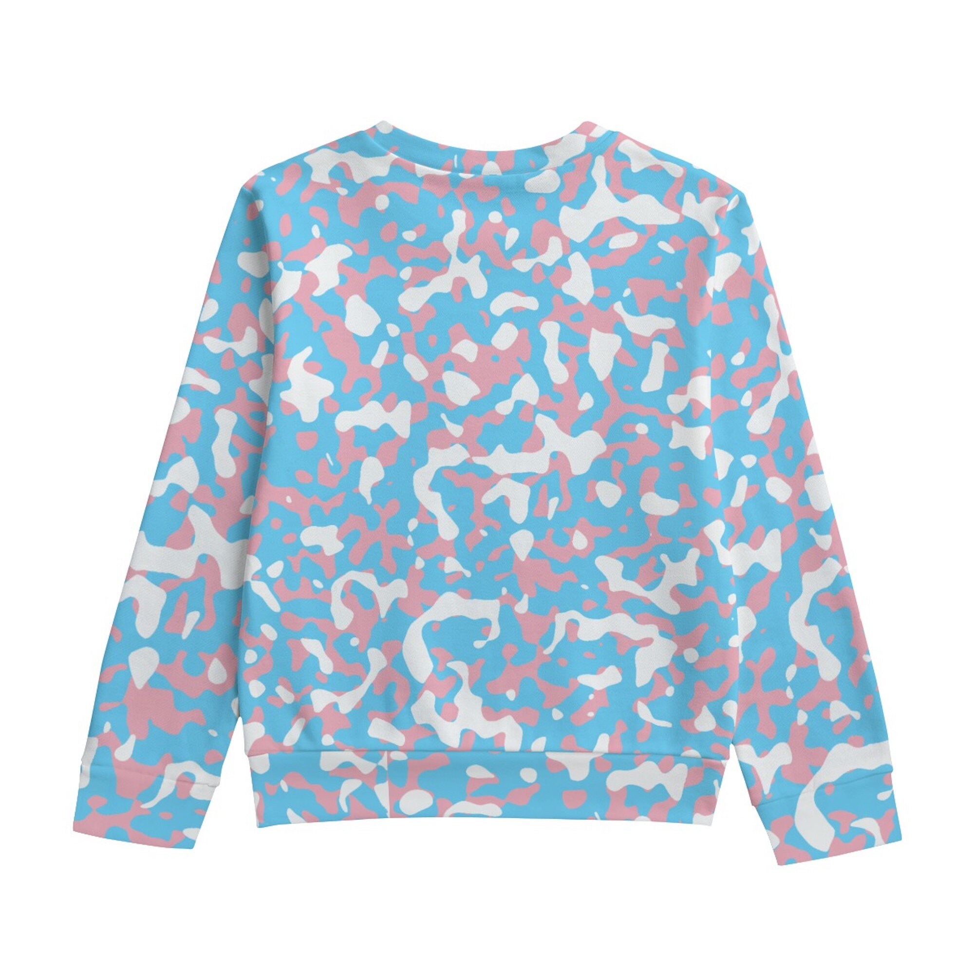 Transgender Pride Kids Cotton Sweatshirt Camo Colors of Trans Pride ...