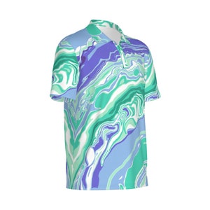 MLM Gay Men Pride Polo Shirt | Design in Colors of Gay Men Pride Flag ...