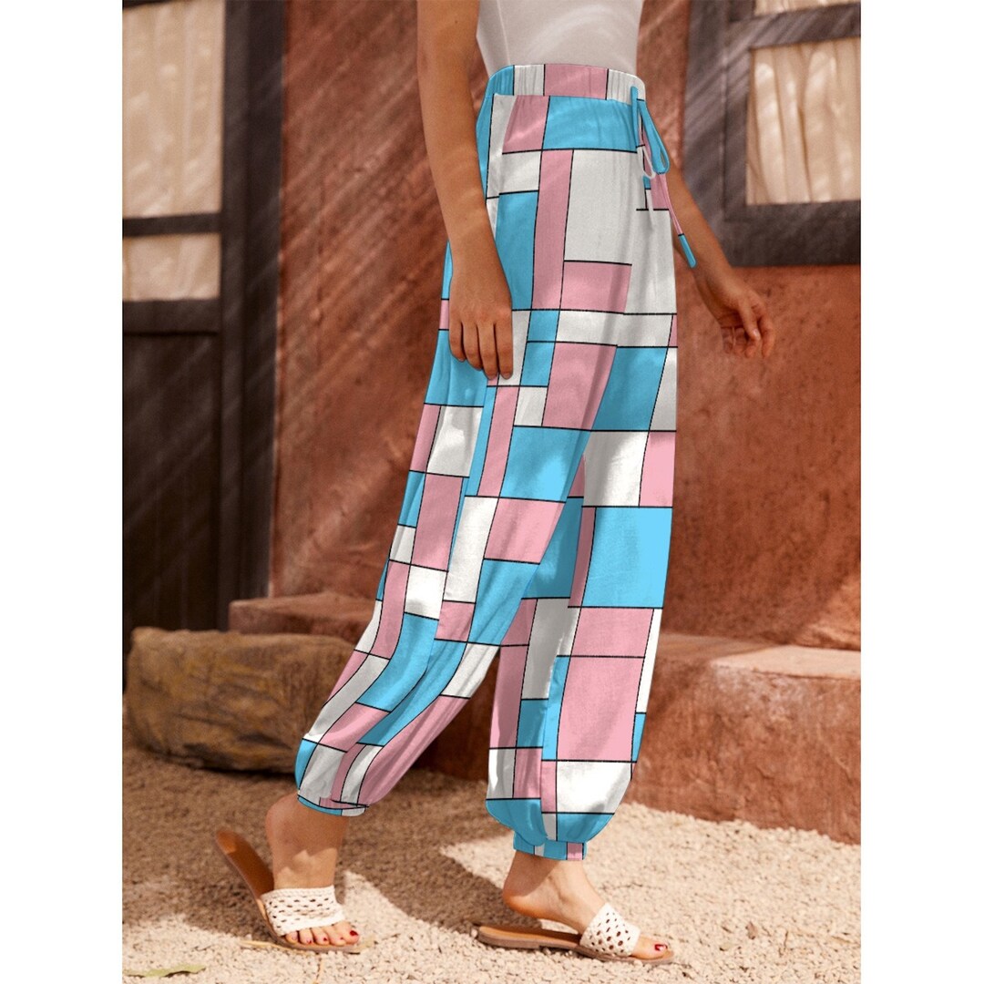 Transgender Pride Carrot Pants, Blocks of Colors From Transgender Pride ...