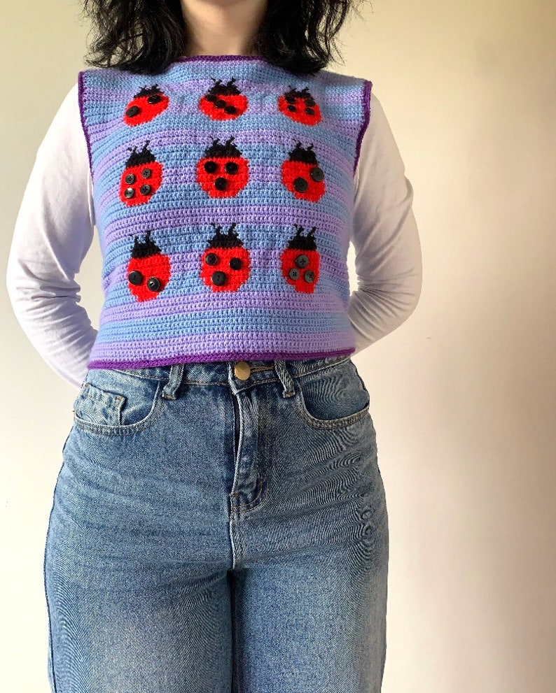 PDF Ladybug Vest Crochet Pattern - Etsy