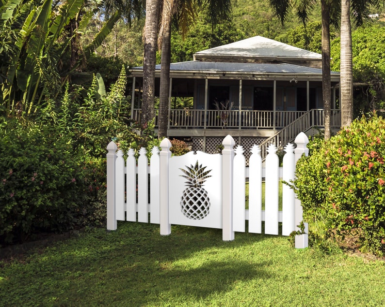 36 Pineapple Gate Beach Home Nautical Gate Starboard - Etsy