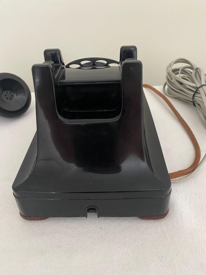 Vintage Western Electric 302 Rotary Desk Telephone, Bell System, 1930s ...