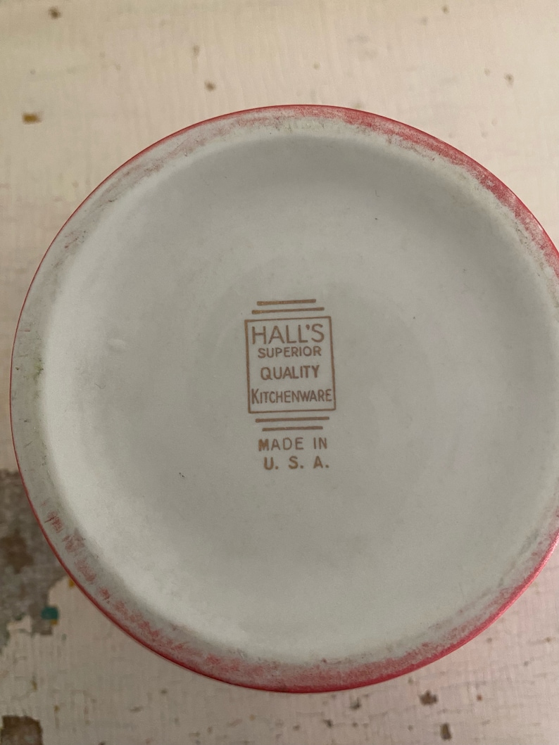 Hall's Superior Quality Kitchenware 1940s chinese Red Pitcher - Etsy