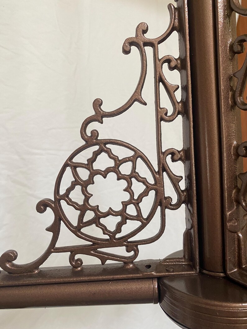 Art Deco Brass and Steel Three Arm Chandelier With Bells - Etsy