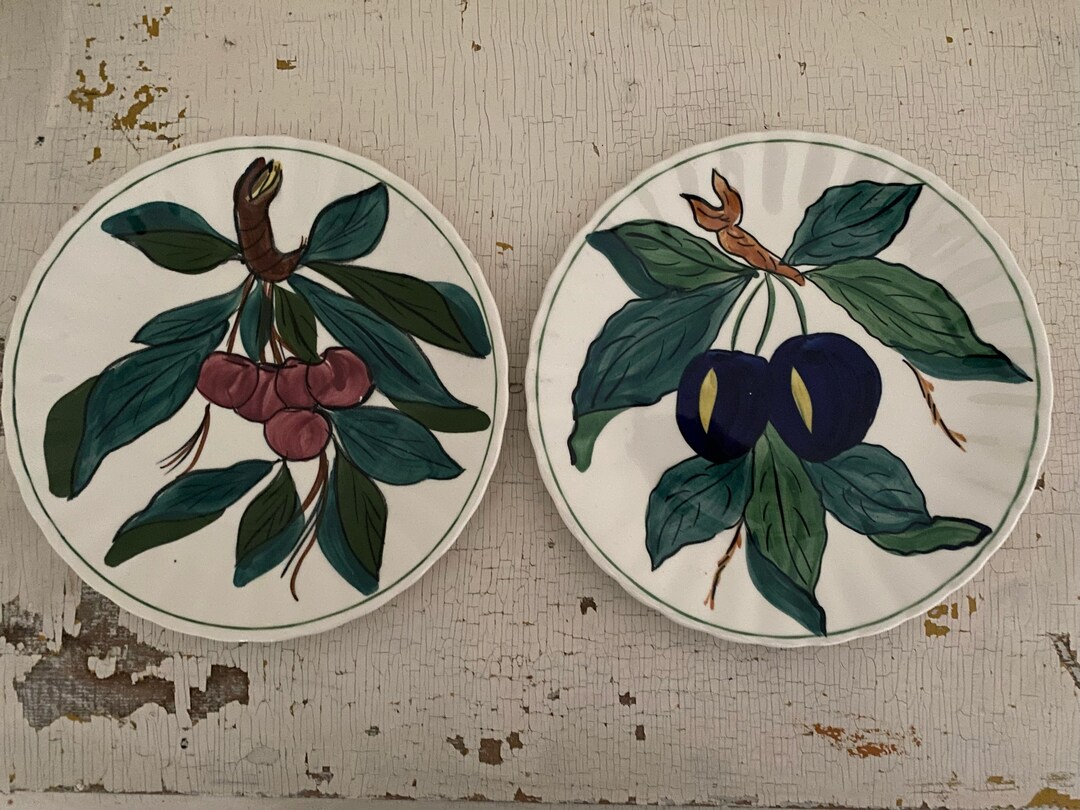 Southern Potteries Blue Ridge Hand Painted Plates, Jubilee Collection ...