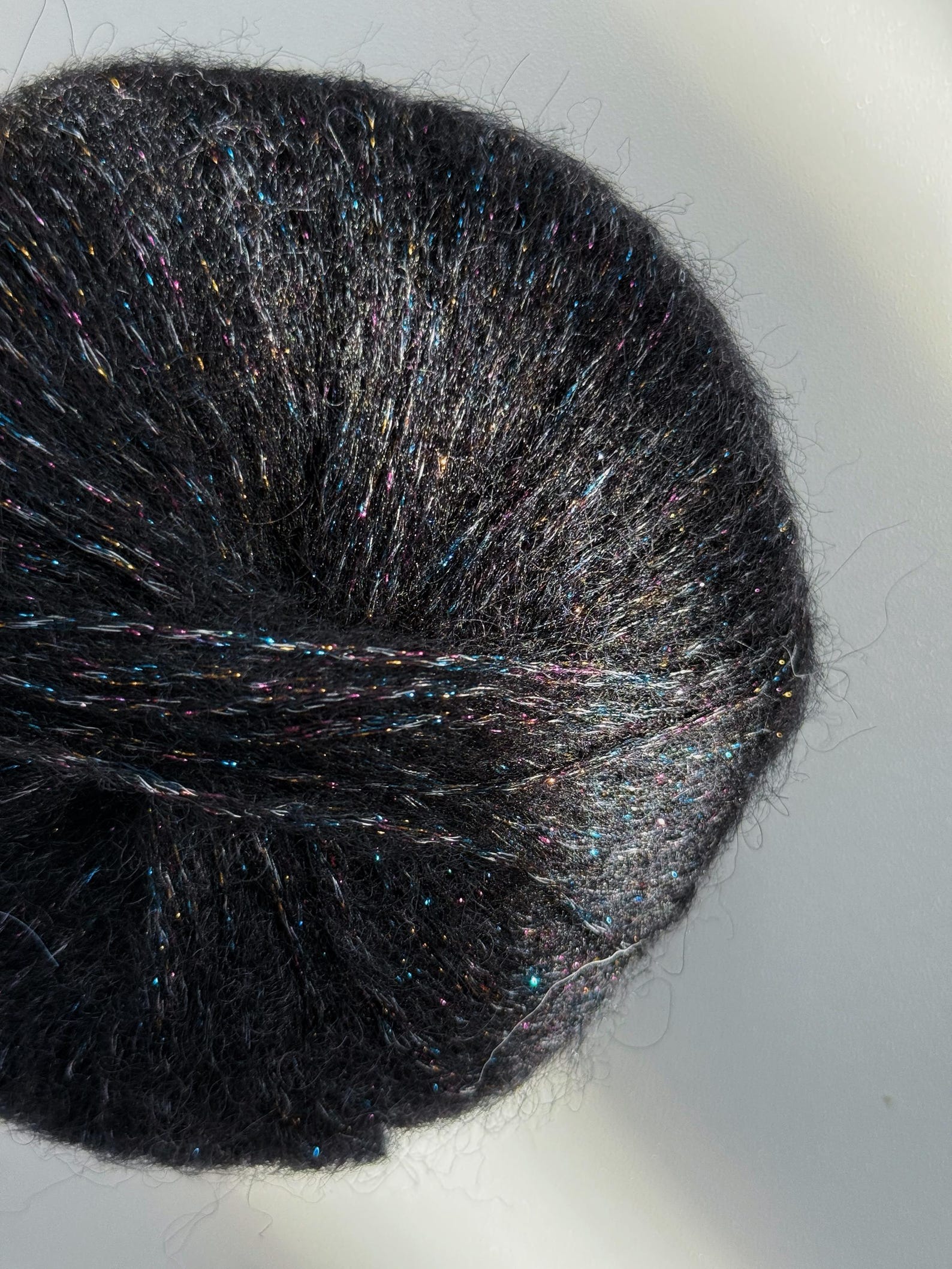 DK Subtle Sheen Acrylic /wool Blend Yarn ,25gr/100m, Metallic Chainette ...