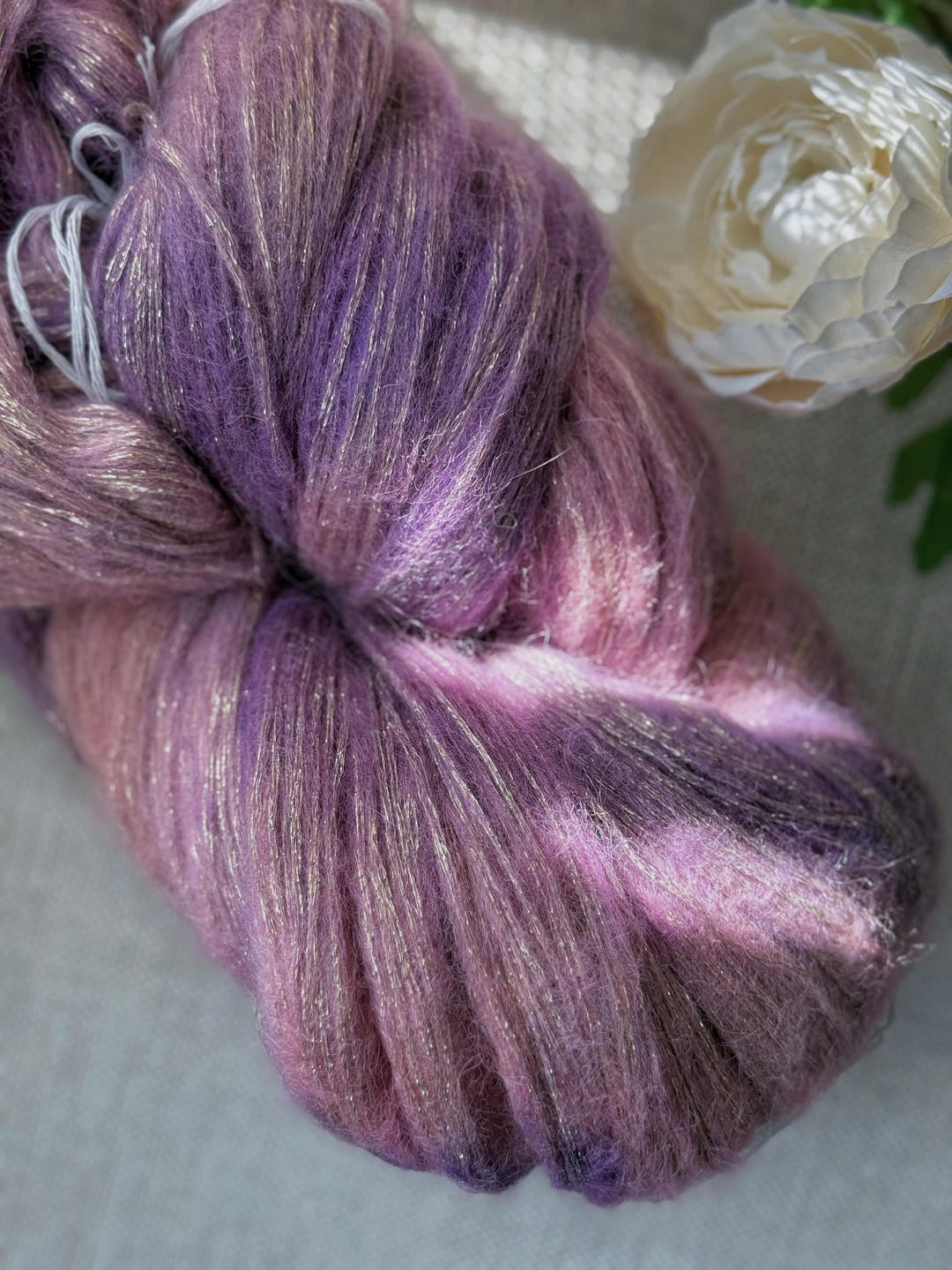Subtle Sheen Acrylic /wool Blend Yarn ,250g/1090yards, Metallic ...