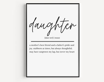 Daughter Definition - Etsy