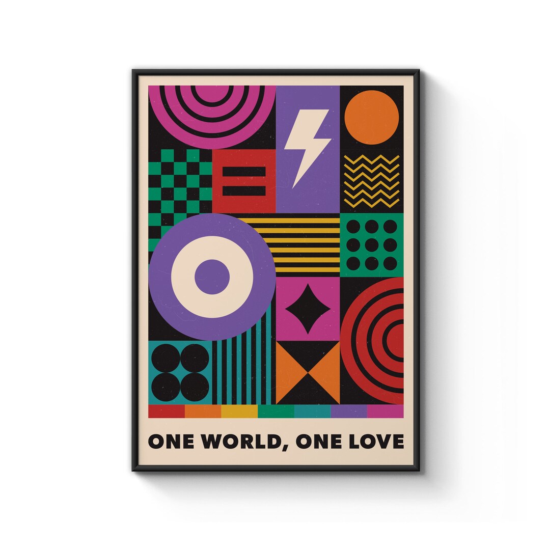 LGBTQ Print Pride Art Rainbow Art Home Decor Pride Poster Rainbow Pride ...