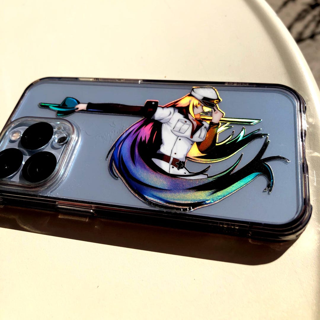 Holographic Vinyl Anime Sticker – Esdeath Akame – Waterproof Decal for ...