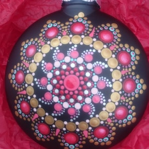 Mandala Christmas Ornament - Etsy