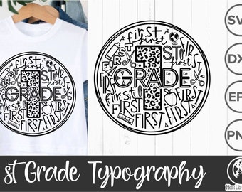8th Eighth Grade Typography Svg, 8th Eighth Grade Svg, Typography Svg ...