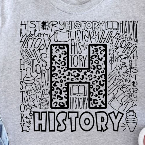 History Typography Svg History Typography Shirt Svg Dxf Eps - Etsy