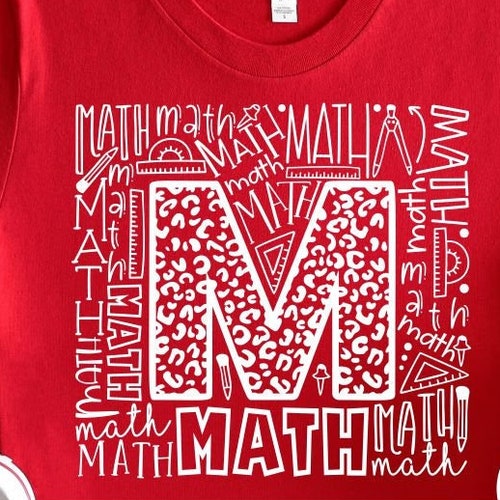 Math Typography Svg Math Typography Shirt Svg Dxf Eps Png - Etsy
