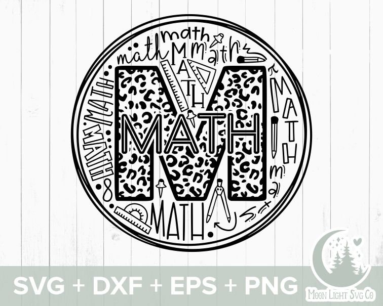 Math Typography Svg Math Typography Shirt Svg Dxf Eps Png - Etsy