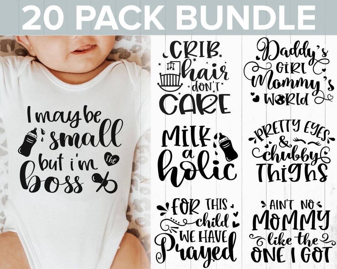 Baby Quote SVG Bundle Baby SVG Bundle Cute Baby Sayings Svg - Etsy ...