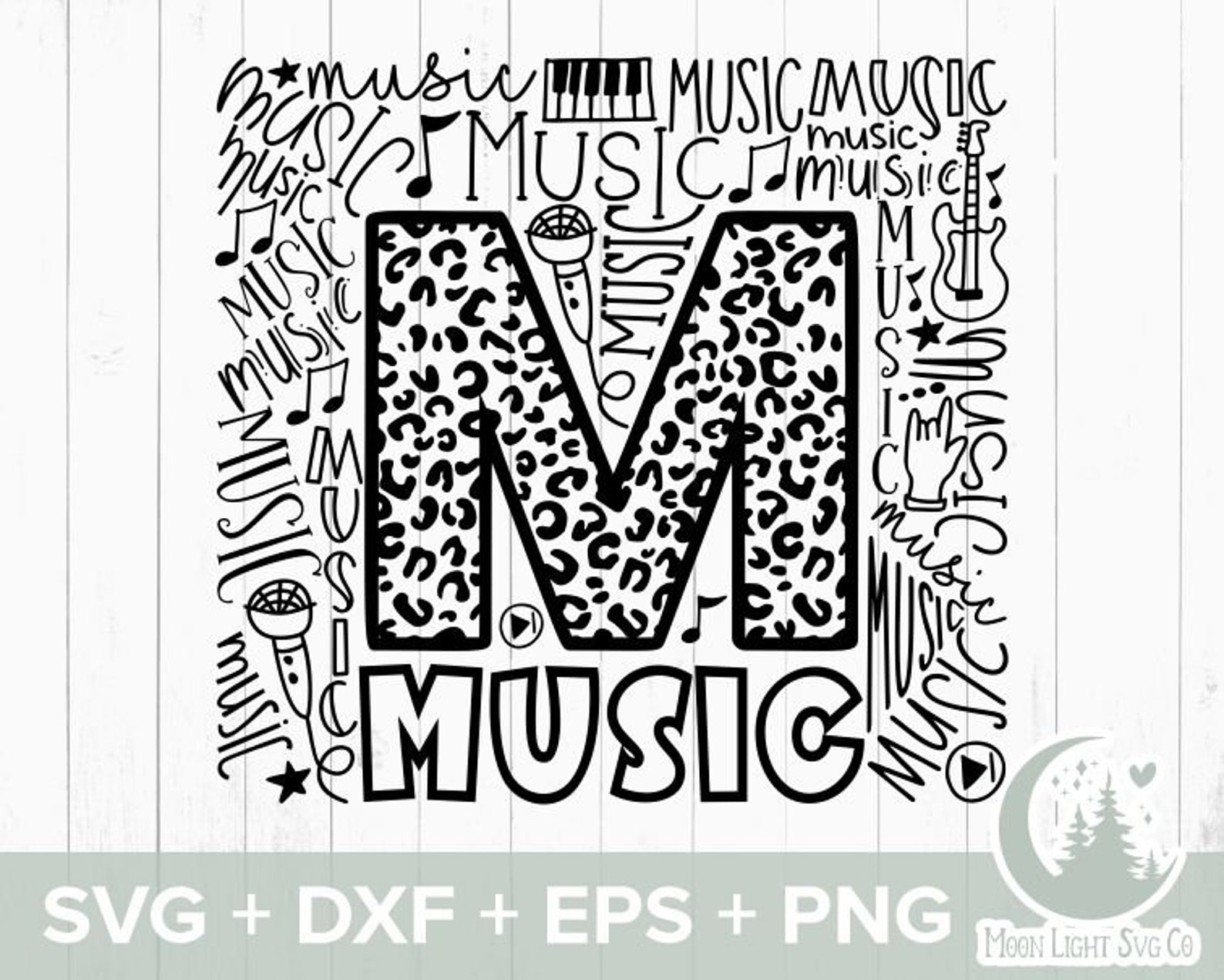 Music Typography Svg Music Typography Shirt Svg Dxf Eps Png - Etsy
